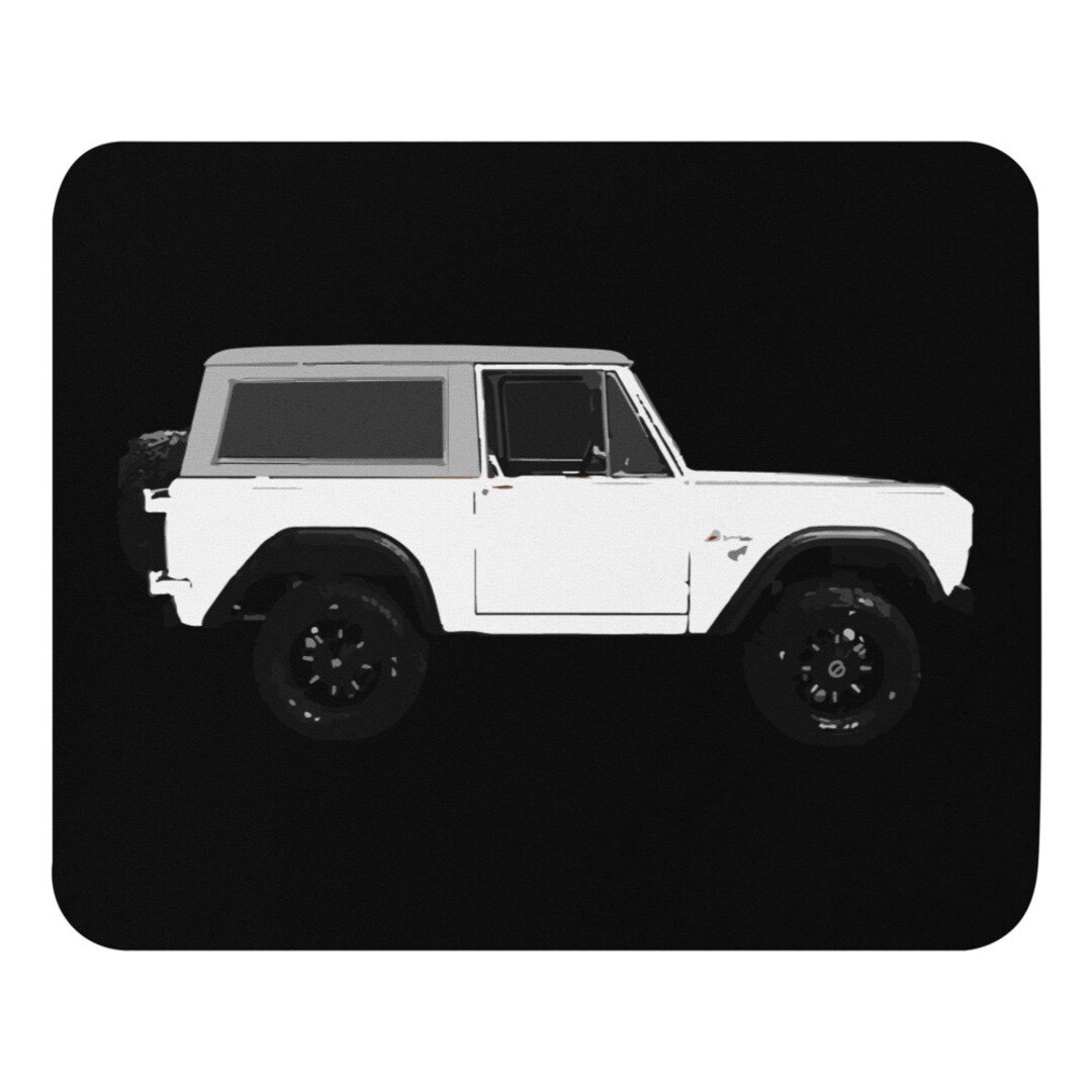 Vintage 1974 White Ford Bronco Mouse Pad - Etsy