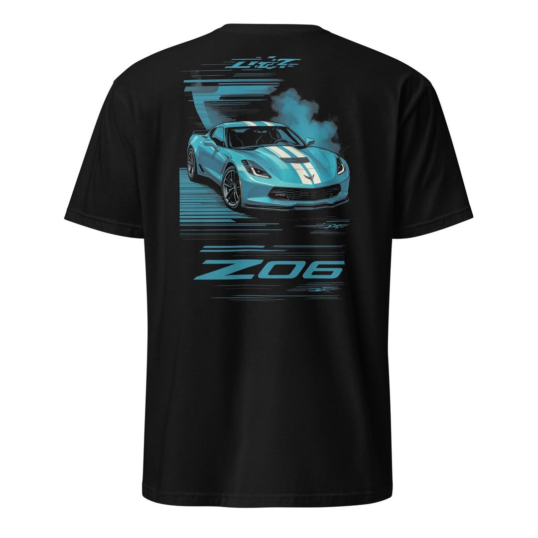 Blue C7 Corvette Z06 T-shirt Custom Vette Owner Gift - Etsy
