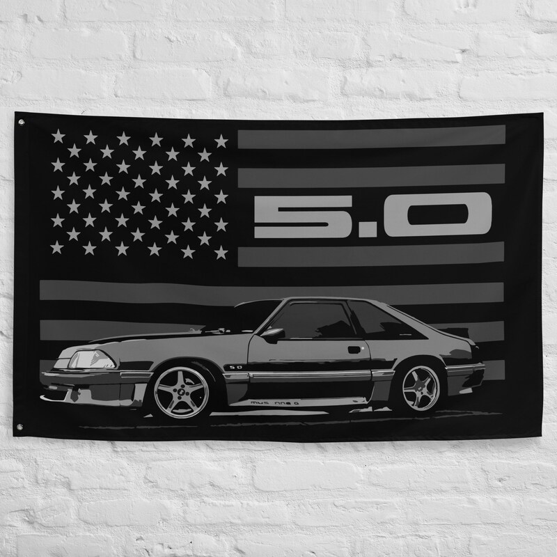 Mustang Banner Poster - Etsy