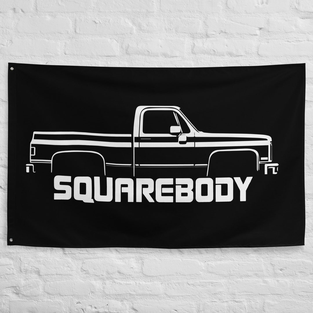 1987 Silverado C10 Chevy Truck Square Body Banner Flag - Etsy Canada