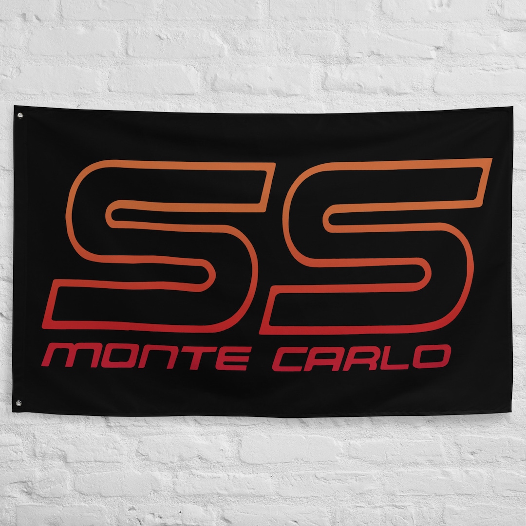 1987 1988 Chevy Monte Carlo Emblem Logo Garage Office Man Cave Banner ...