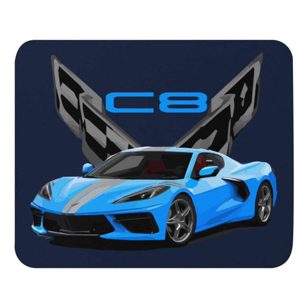 Rapid Blue 2022 Corvette C8 Gift Mouse Pad - Etsy