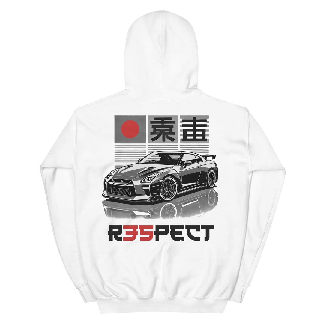R35 GT-R JDM Japanese Car Club Pullover Hoodie - Etsy