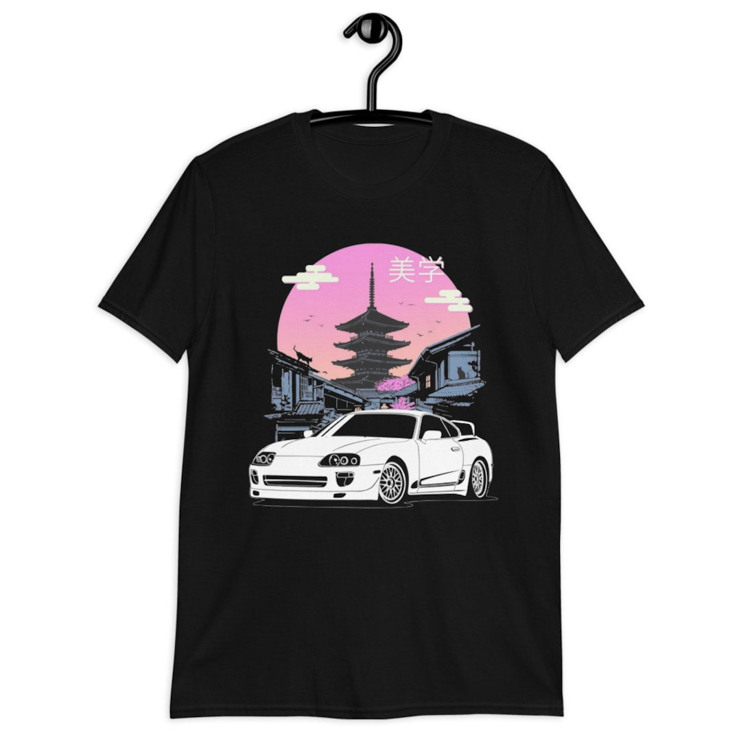 JDM Supra Japanese Aesthetic Street Race Tuner Car Short-sleeve Unisex ...