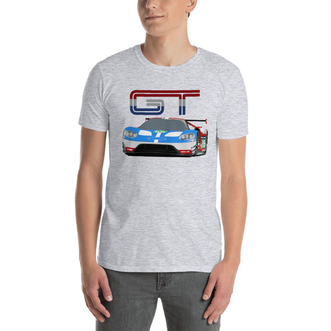Ford GT Race Car T-shirt - Etsy