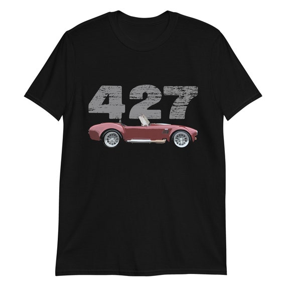 Maroon 1966 Shelby Cobra 427 Super Snake Short-sleeve Unisex - Etsy