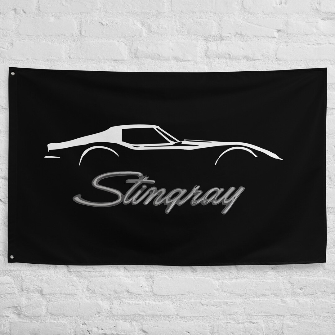 C3 Corvette Stingray Silhouette 3rd Gen Vette Driver Custom Gift Garage ...