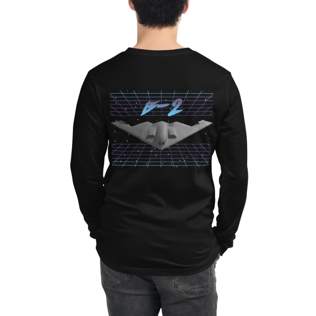 B-2 B2 Spirit Stealth Bomber Plane Aircraft Unisex Long Sleeve Tee - Etsy