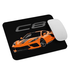 Amplify Orange 2022 Corvette C8 Owner Gift Mouse Pad, Car Lover Gift ...