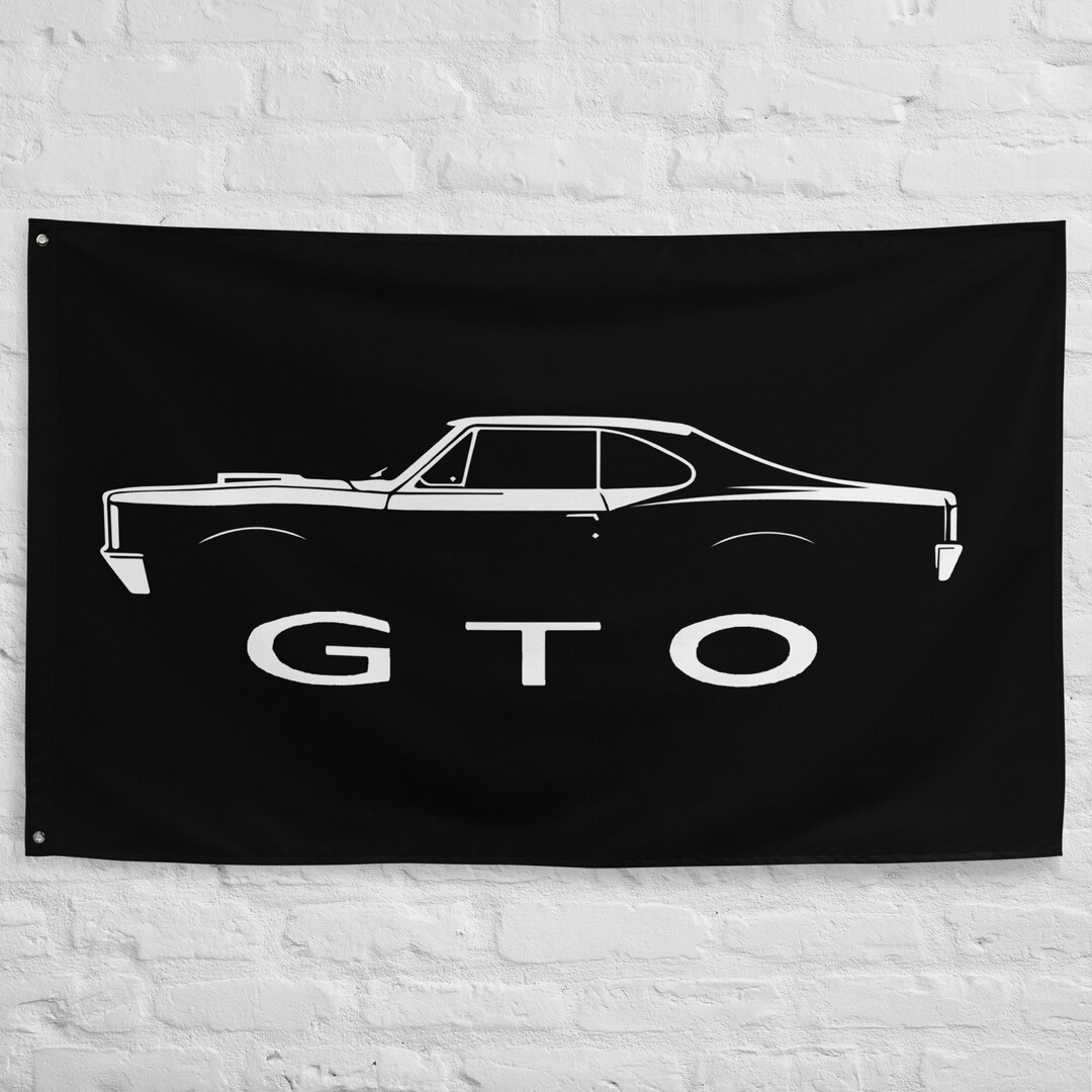 1966 GTO Classic Car Banner: Automotive Garage Art (34.5" X 56") - Etsy