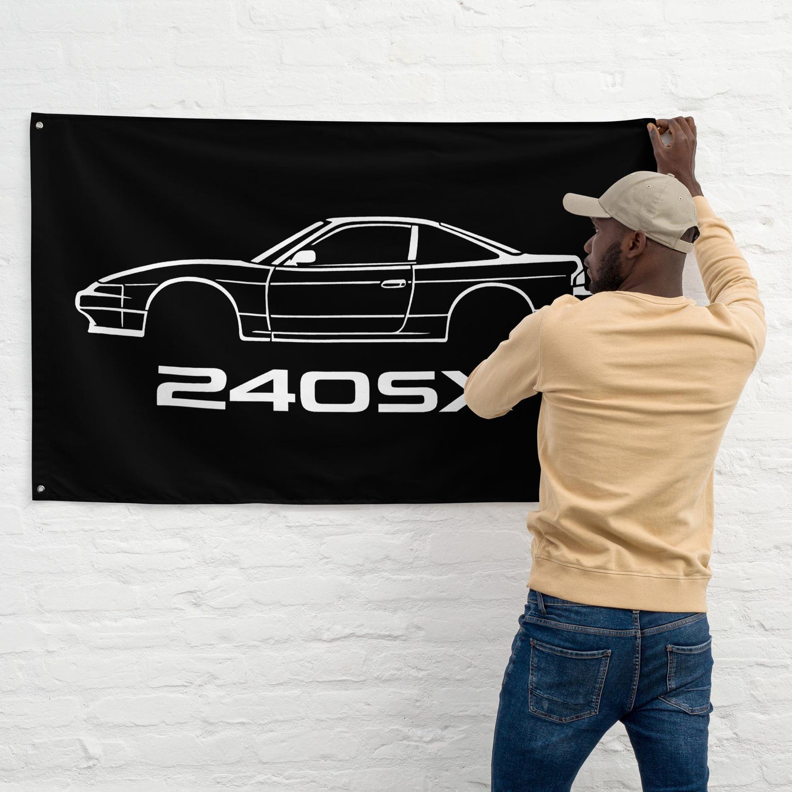 Nissan 240SX Wall Flag: JDM S13 Drift Car Banner - Etsy