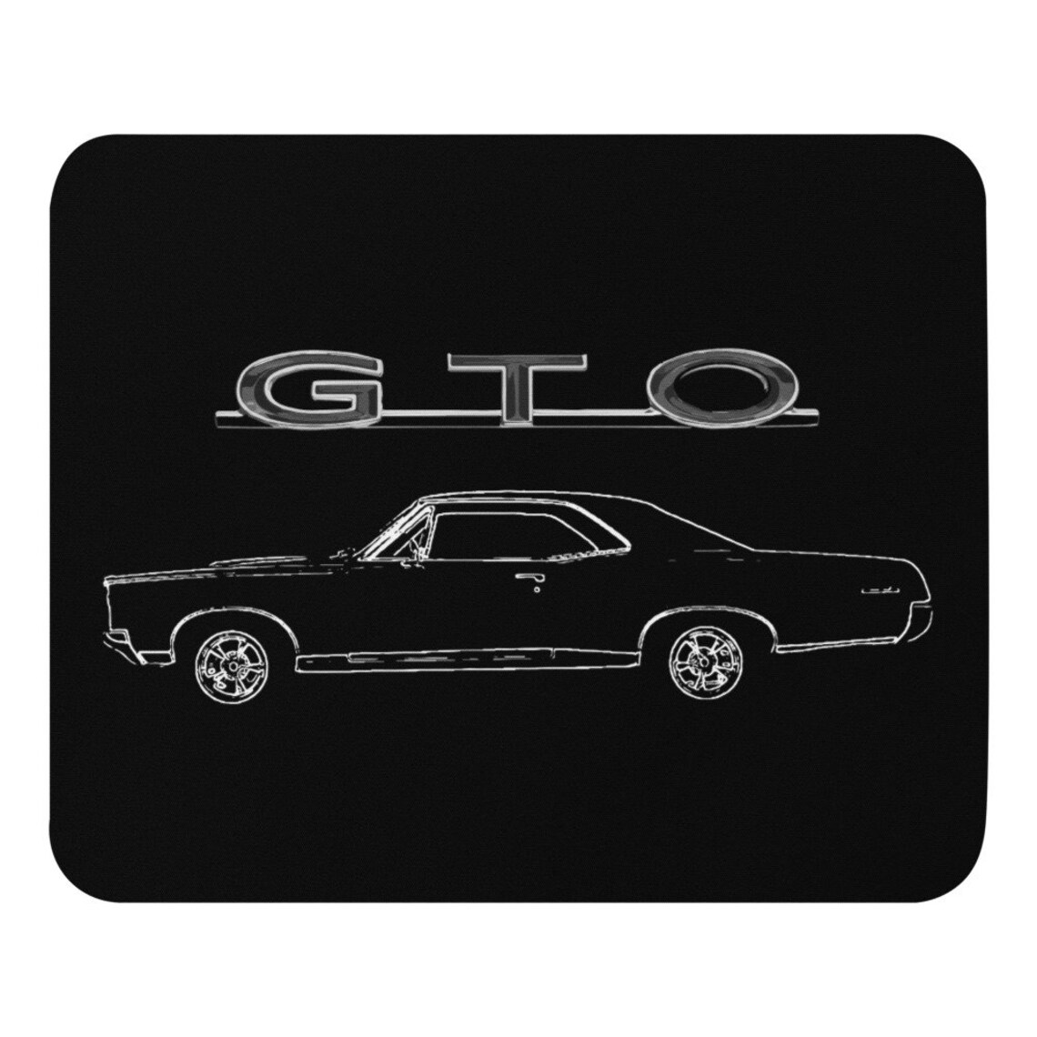 1967 GTO Line Art Muscle Car Owner Gift Mouse Pad - Etsy