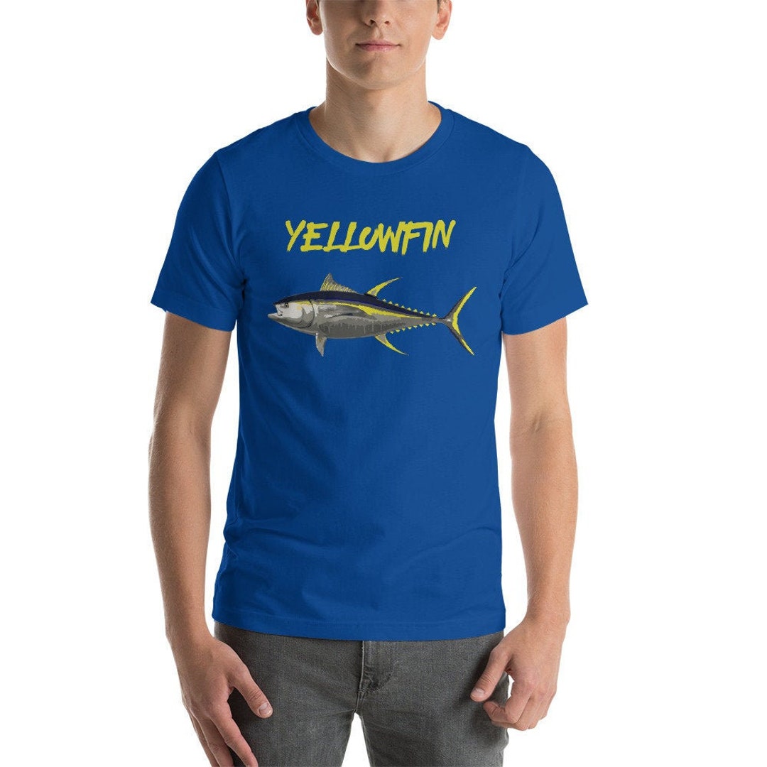 Yellowfin Tuna Fish T-shirt - Etsy
