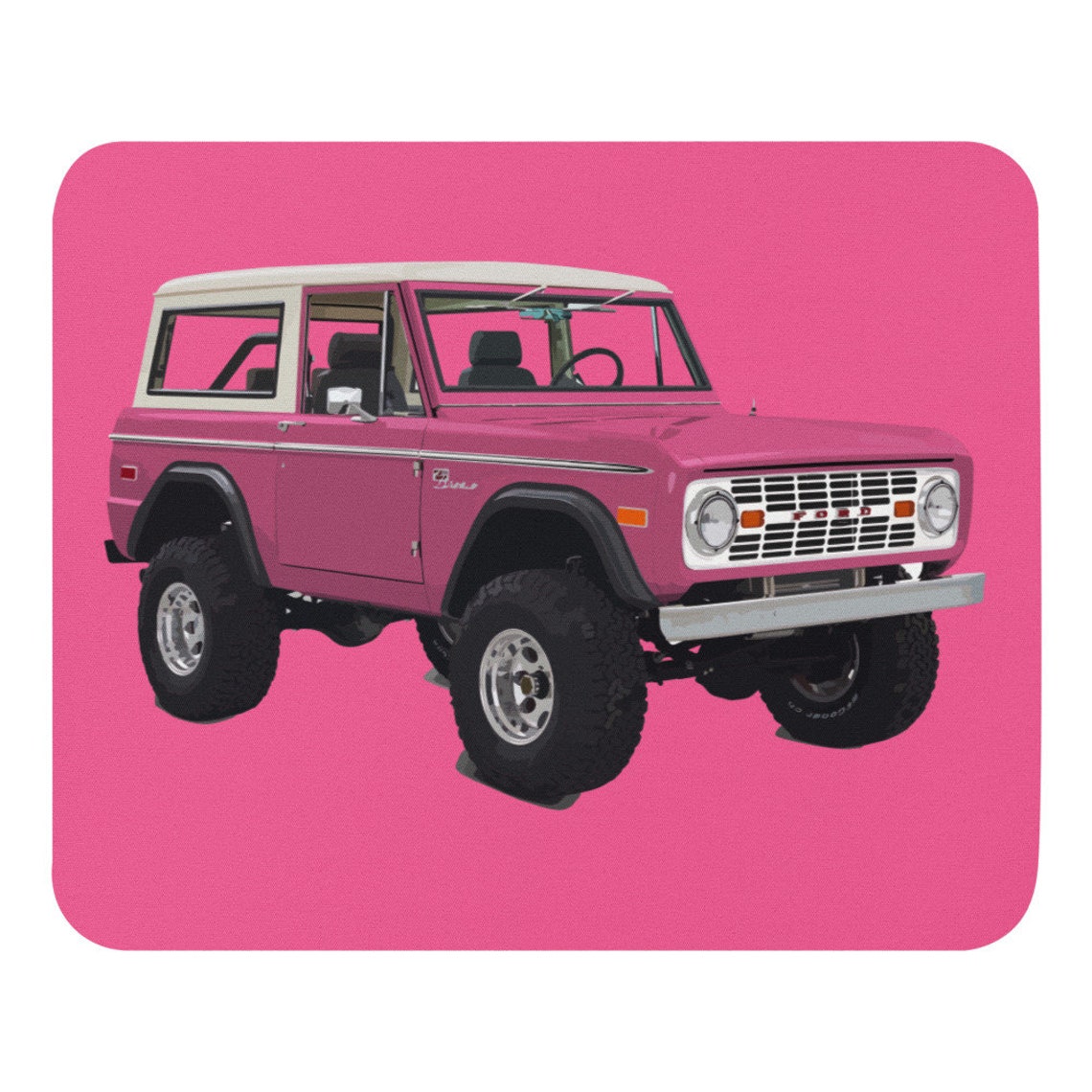 Pink Ford Bronco Mouse Pad - Etsy