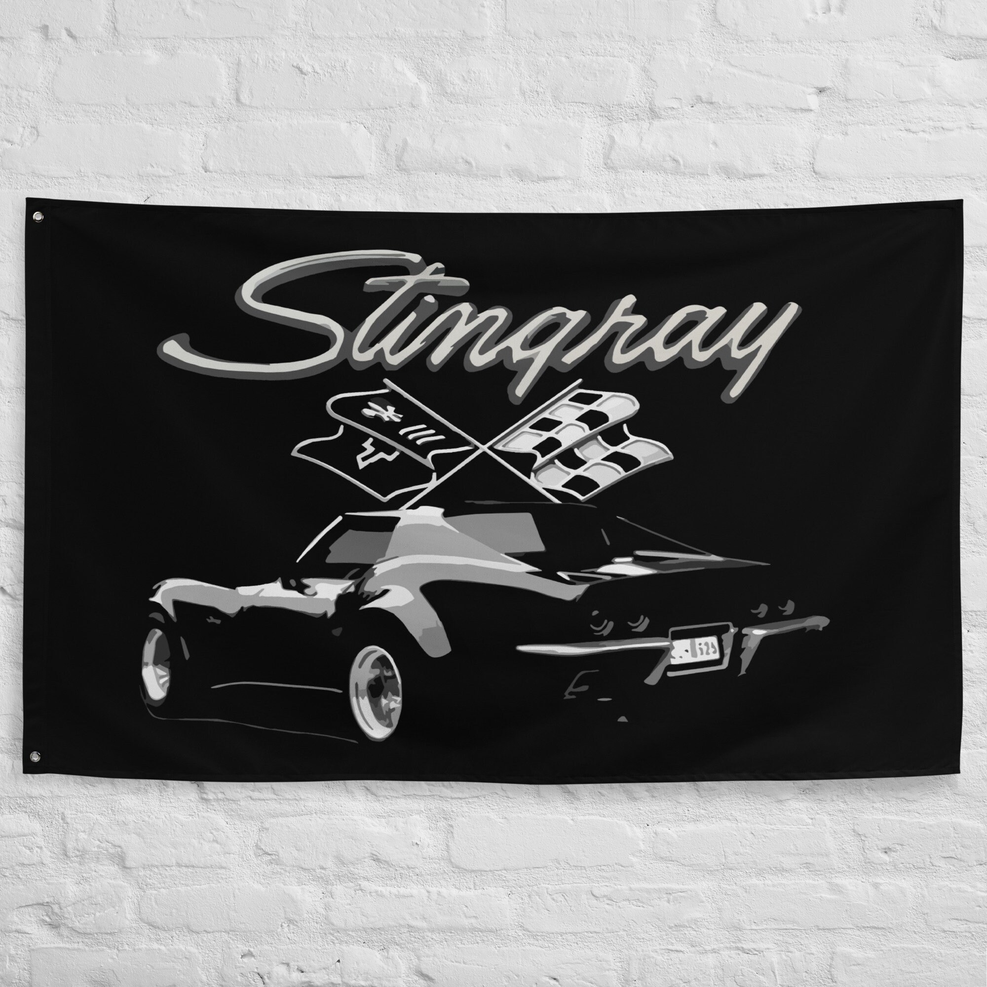Logo De La Corvette C3 Chevrolet Corvette C3 BJ 1979 Schwarz/Weiss
