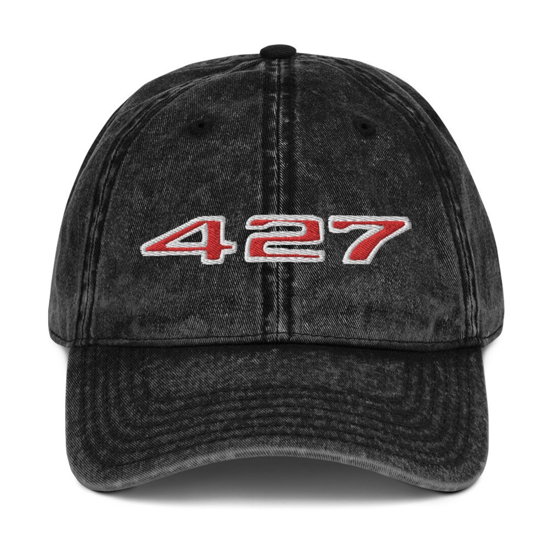 Chevy 427 Engine Classic Cars Emblem Vintage Cotton Twill Cap Dad Hat ...