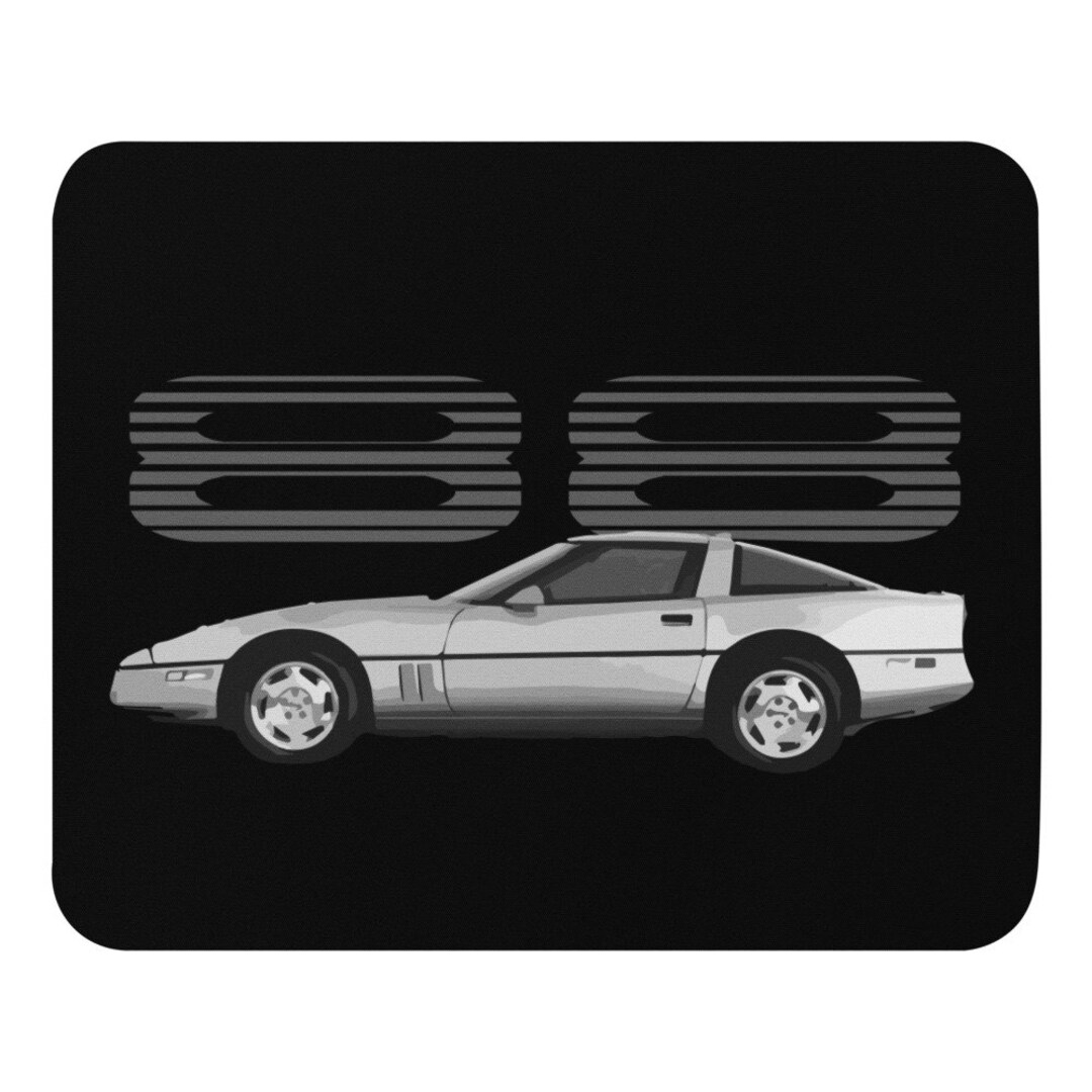 1988 Corvette C4 80s Car Mouse Pad - Etsy