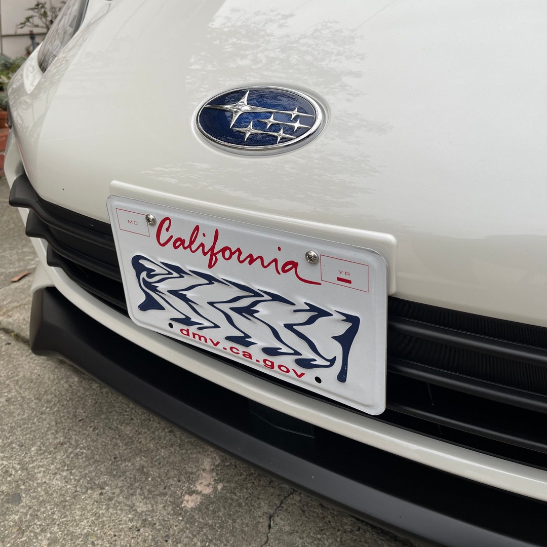 Subaru License Plate Mount Adapter – No Drill, Ultra-flush - Etsy
