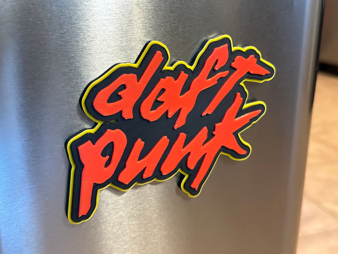 Daft Punk Homework Logo Magnetic Sign 3D Printed Debut Album - Etsy
