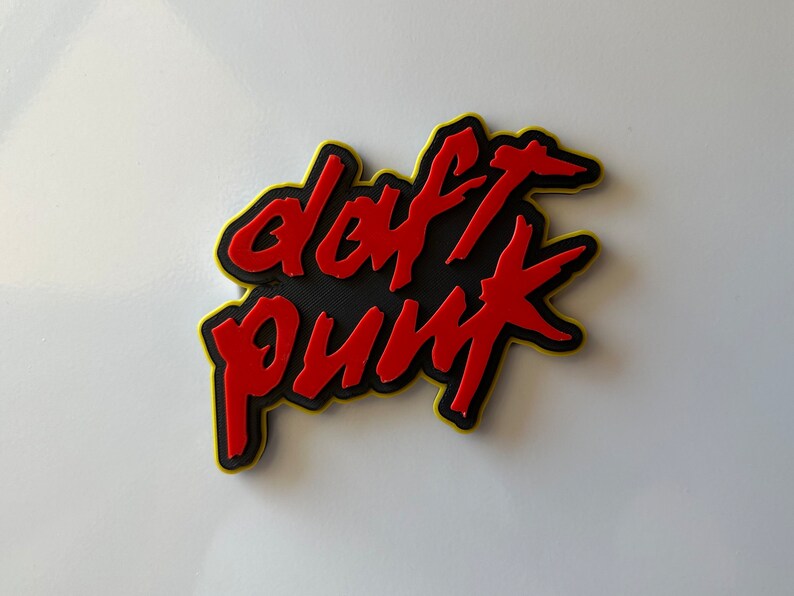 Daft Punk Homework Logo Magnetic Sign 3D Printed Debut Album - Etsy