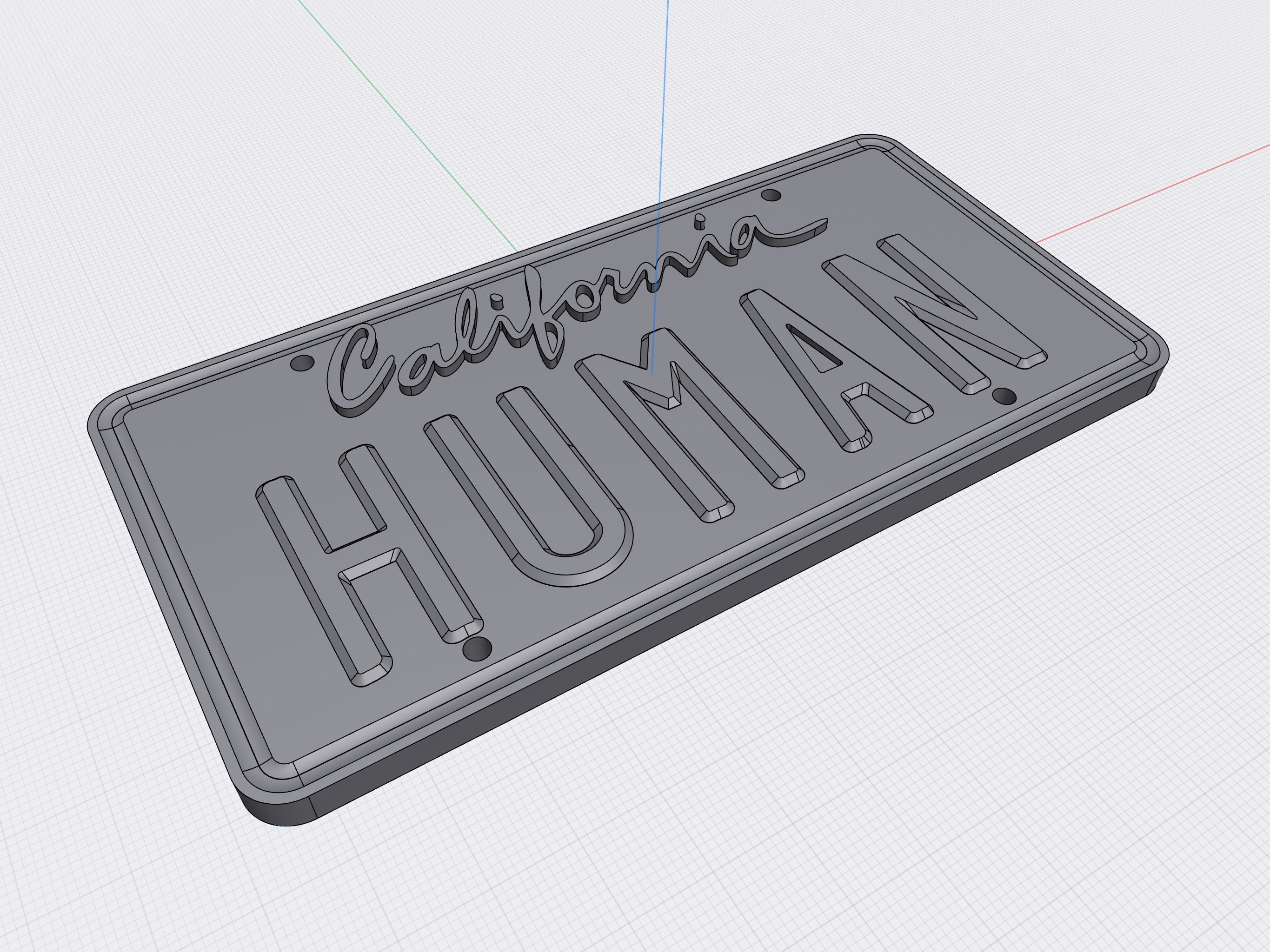 Daft Punk Electroma HUMAN California License Plate Replica - Etsy