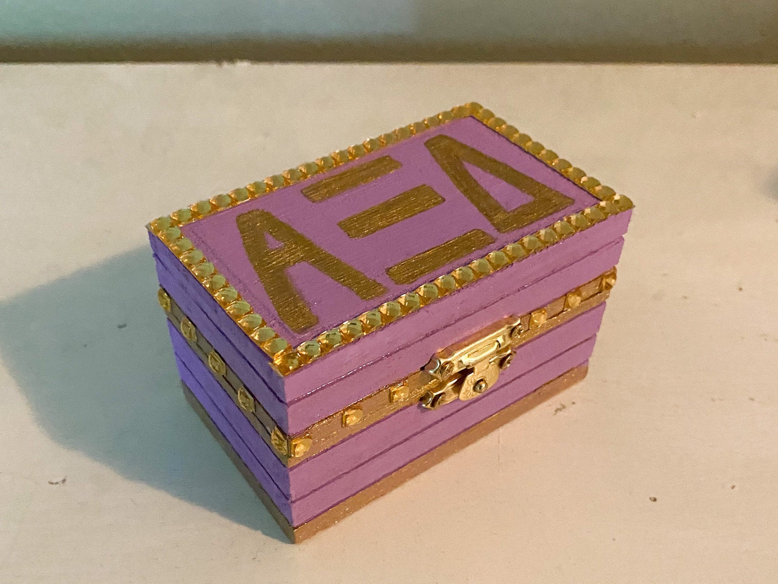 Custom Handmade Sorority Pin Boxes - Etsy