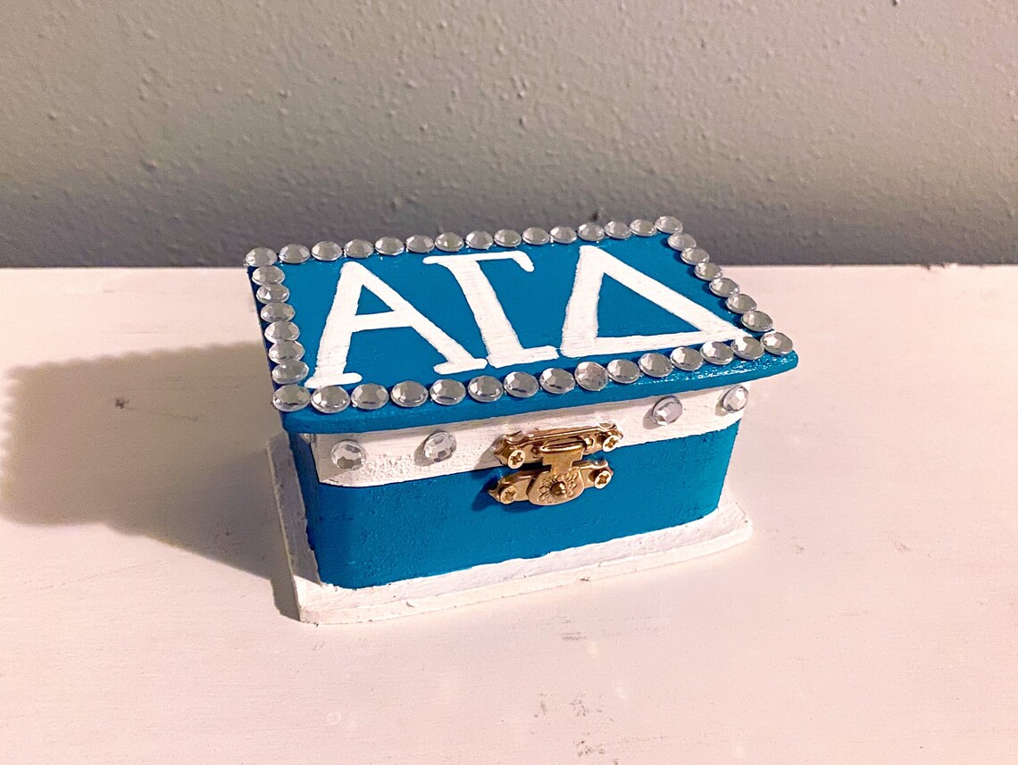 Custom Handmade Sorority Pin Boxes - Etsy