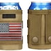 Toso Tactical Beer Can Holder W/flag Patch//tactical Beverage Cooler ...