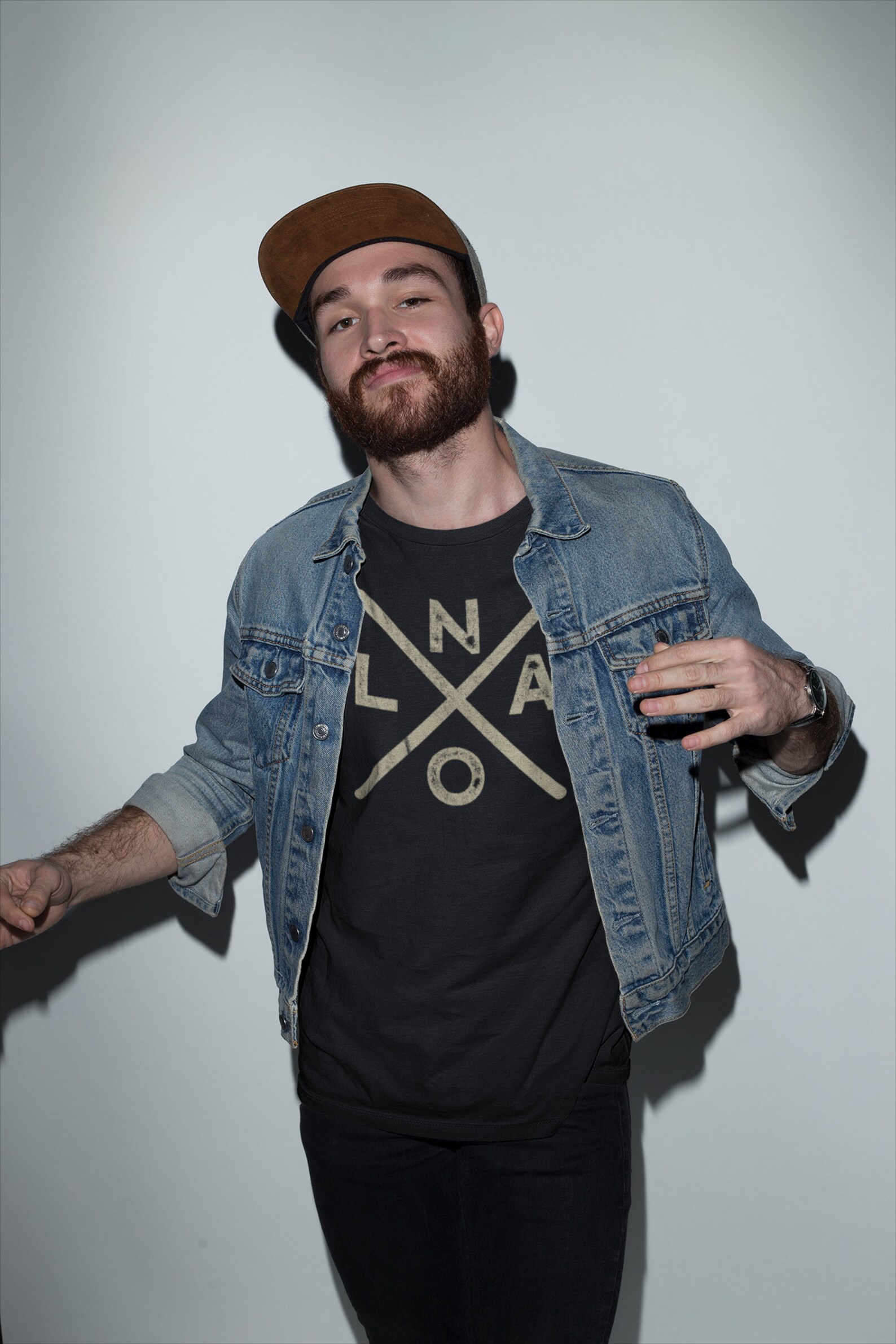 Vintage New Orleans Tshirt NOLA X Shirt // New Orleans Football Tshirt ...