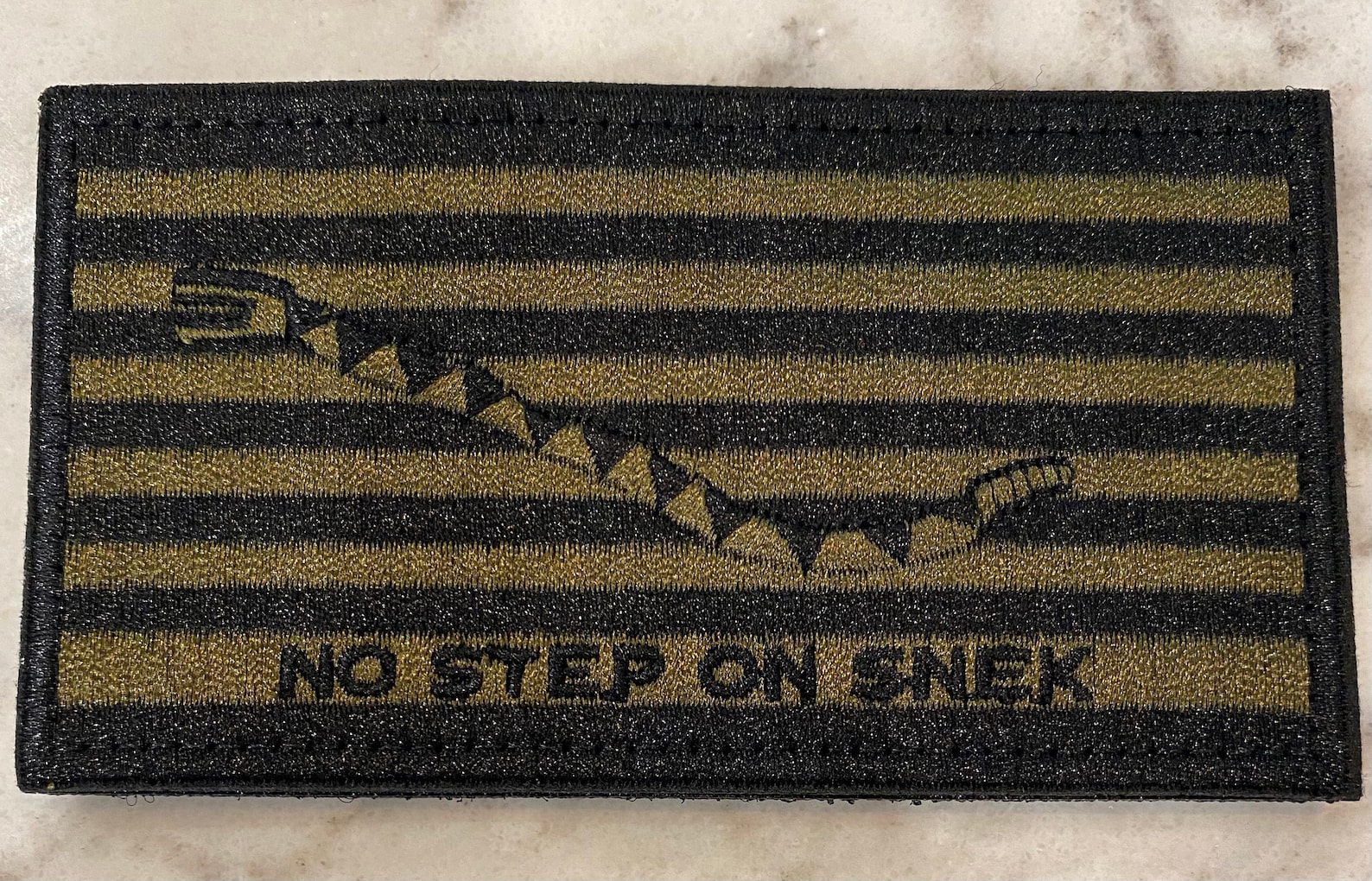 Updated: Funny No Step on Snek Patch/dtom Patch/nwu | Etsy