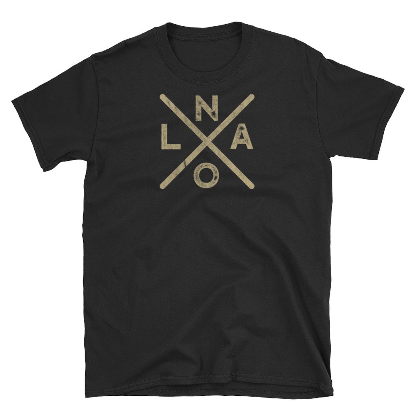 Vintage New Orleans Tshirt NOLA X Shirt // New Orleans Football Tshirt ...