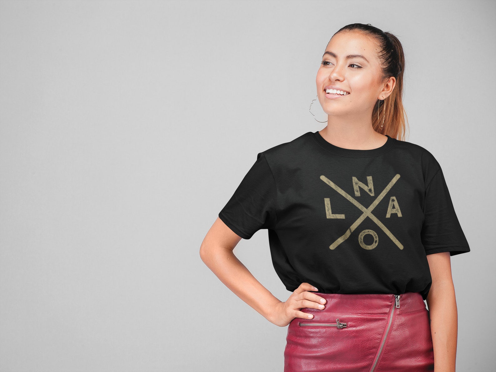 Vintage New Orleans Tshirt NOLA X Shirt // New Orleans Football Tshirt ...