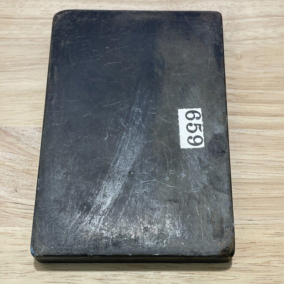 Vintage Antique Chinese Inkstone 4.85 X 3.3 Rectangle With Floral ...