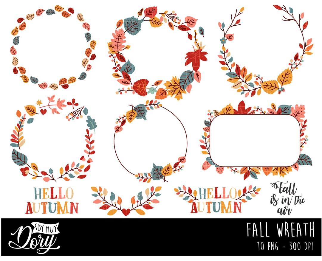 Cod56-autumn Leaves Clipart/autumn Clipart/fall Printable/fall - Etsy