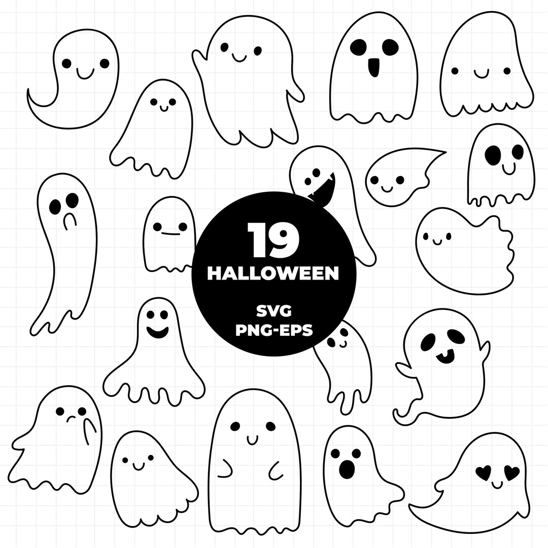 1403 - Halloween Doodles Clipart, Pumpkin Clipart, Halloween Clipart ...