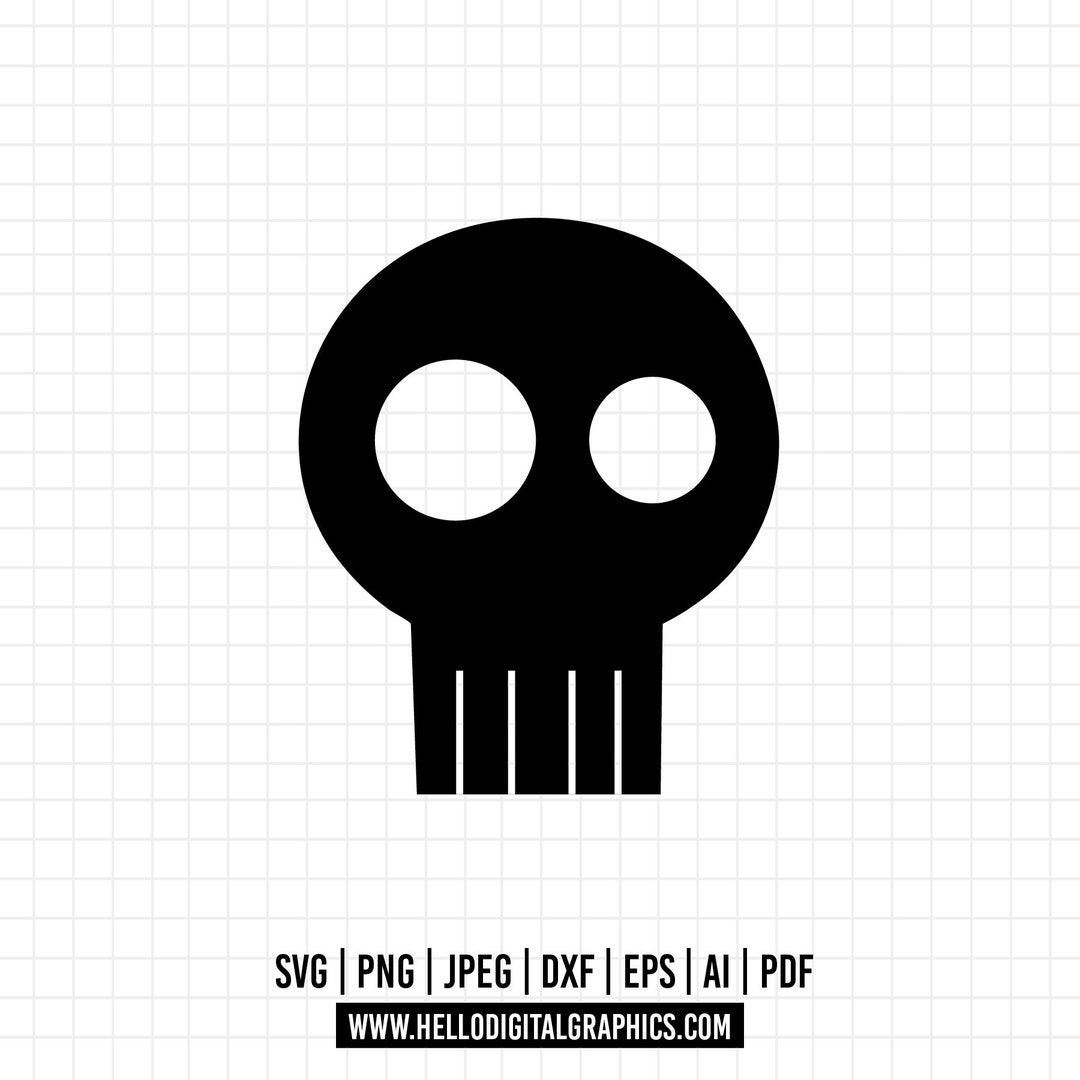 817 - Skull SVG, EPS, PNG - Skull Clipart Vector. Skull Silhouette ...