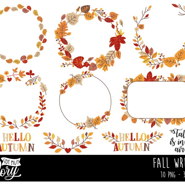 Autumn Clipart - Etsy