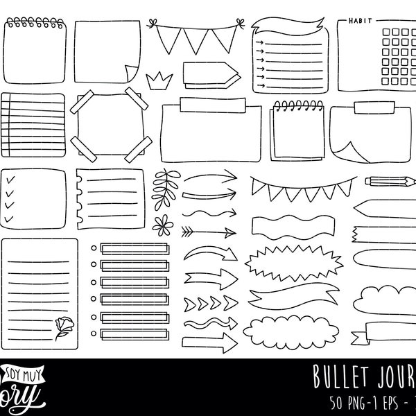 Doodle Clipart - Etsy