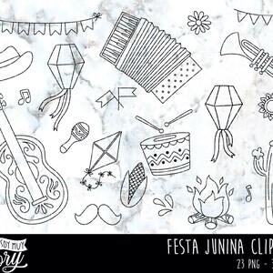 Cod134-festa Junina Clipart /festa Junina Clipart/junina - Etsy UK