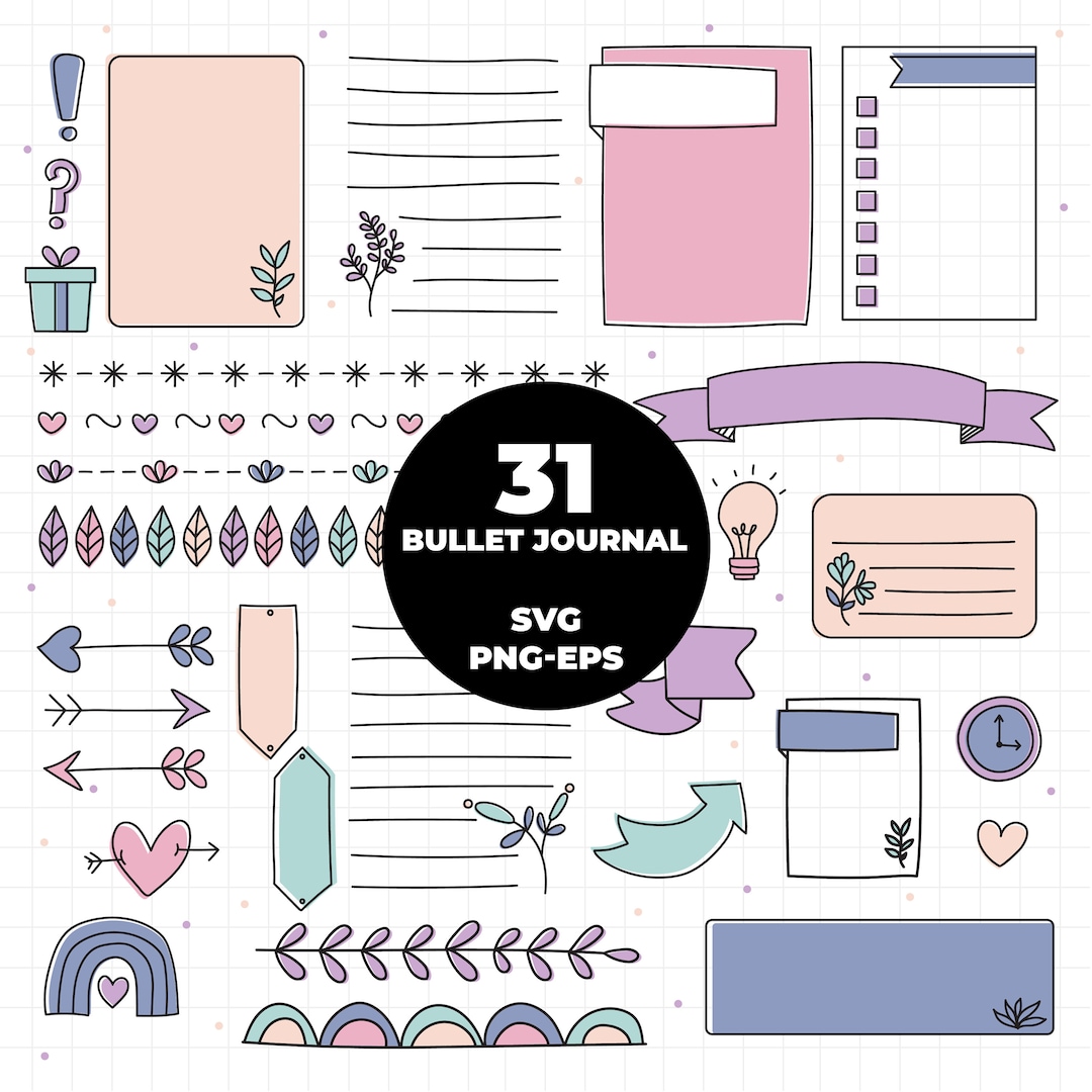 995 Notes & Planners SVG and Different Formats. Notes and Planners ...