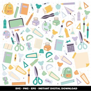 1421 - Doodle Clipart /back to School Clipart/school Clipart/teacher ...