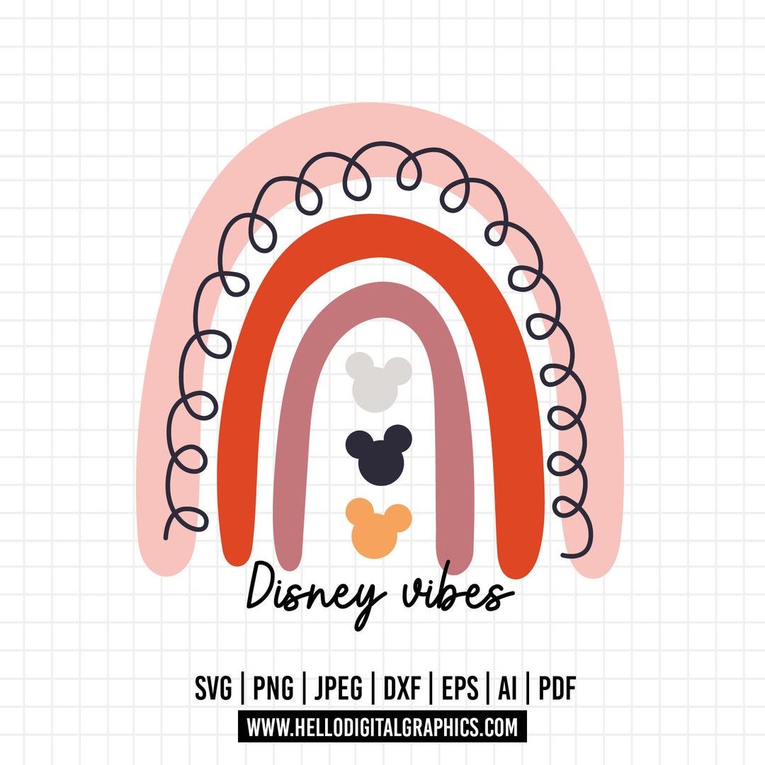 COD98 Rainbow Mouse Vibes SVG and Different Formats. Rainbow Mouse ...