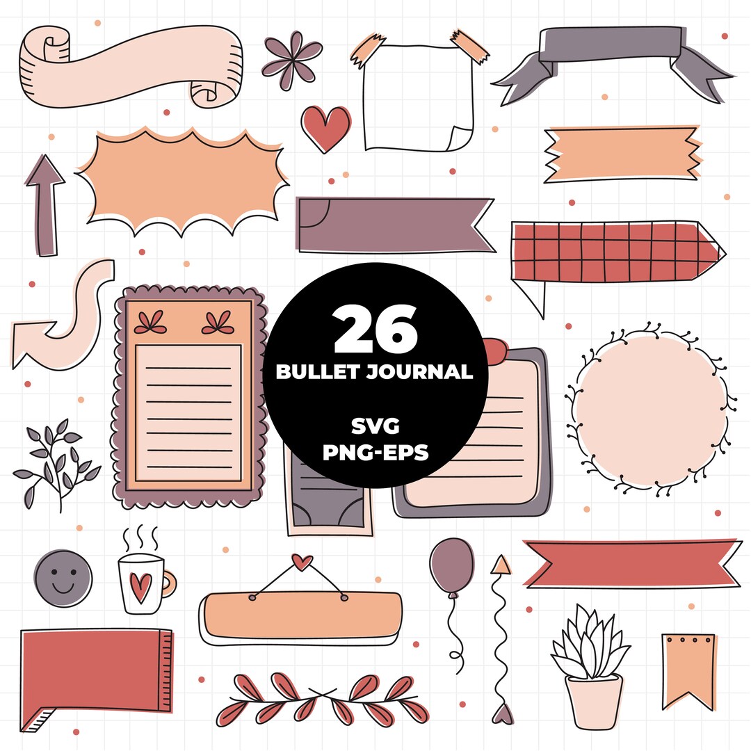 990 Notes & Planners SVG and Different Formats. Notes and Planners ...