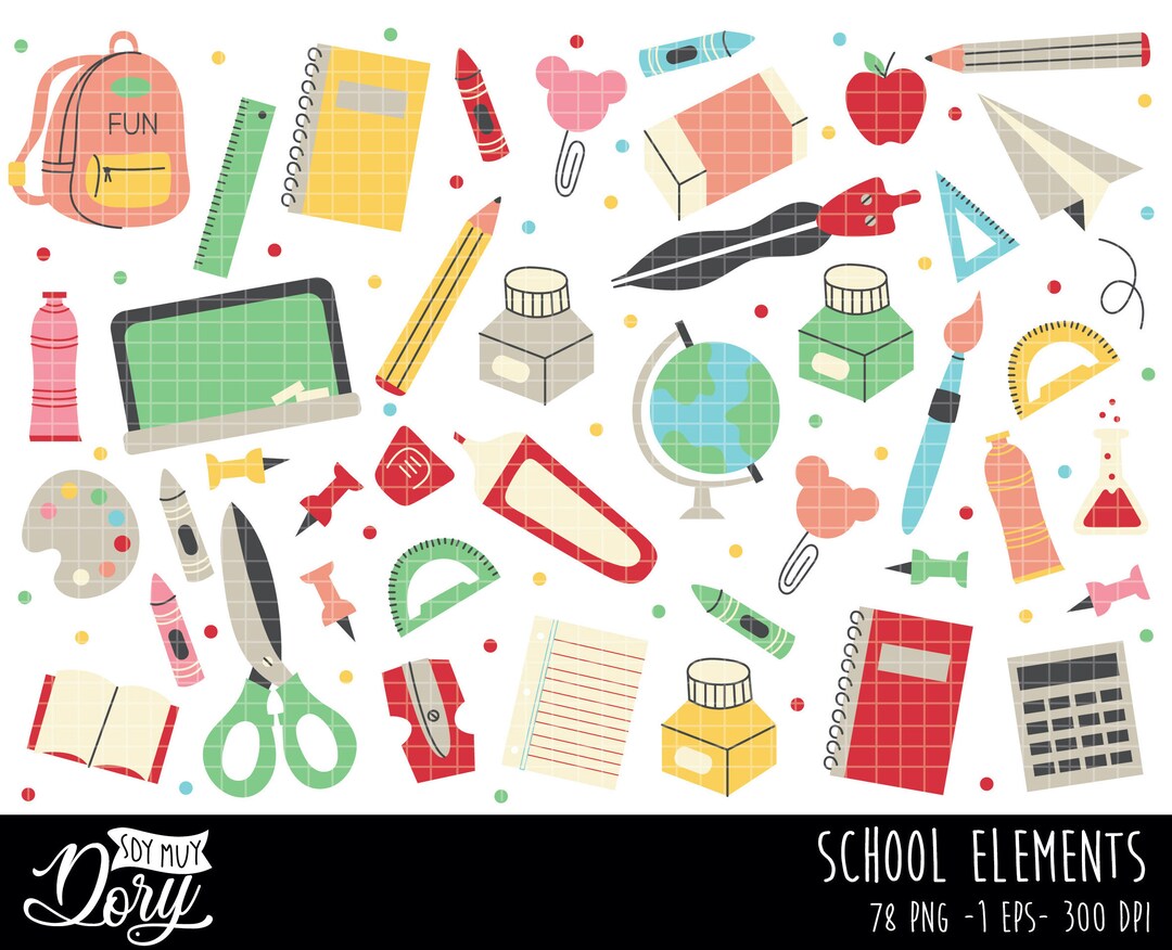 Cod147-doodle Clipart /back to School Clipart/school Clipart/teacher ...
