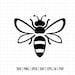 143 - Little Bee SVG, EPS, PNG - Little Bee Clipart Vector. Bee Outline ...