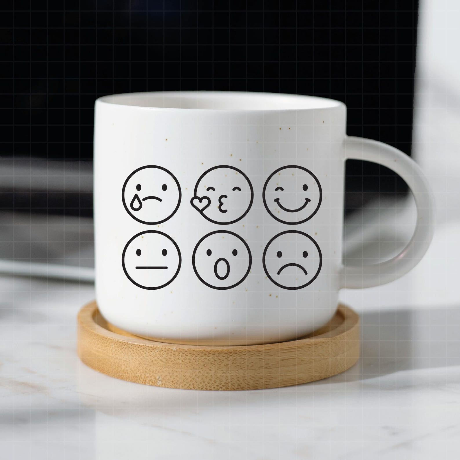 945 - Classics Emojis Faces Pack Bundle SVG, EPS, PNG- Classic Emojis ...
