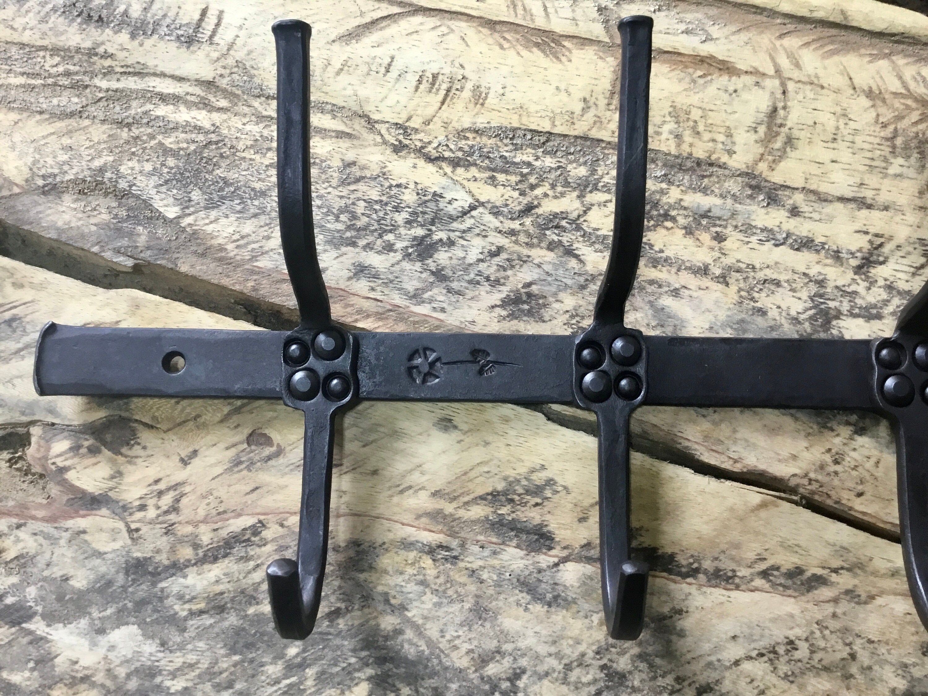 Coat Racks Two Racks or More Hand Forged Iron Blacksmith - Etsy