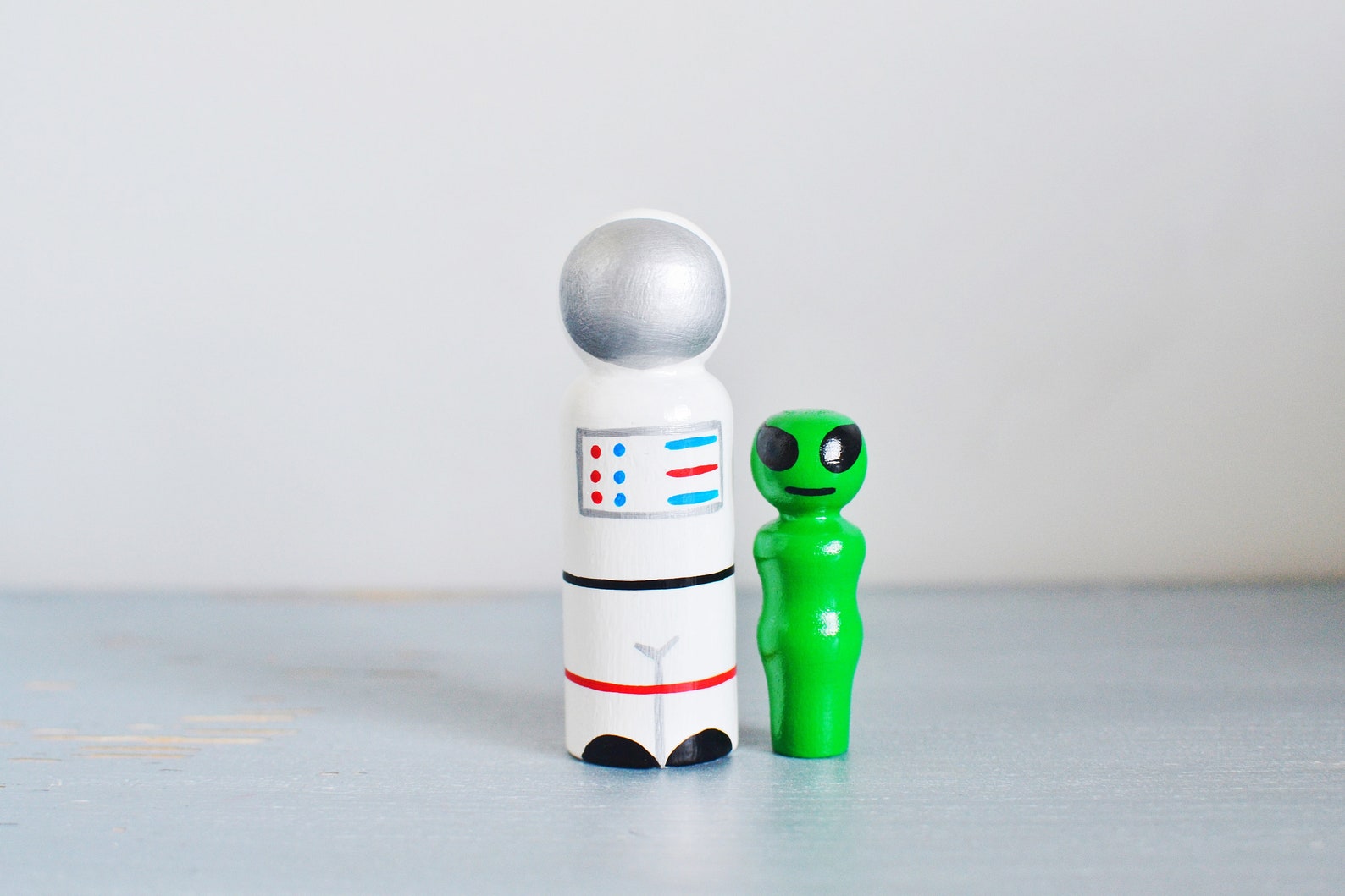 Outer-space Peg Doll Set - Etsy
