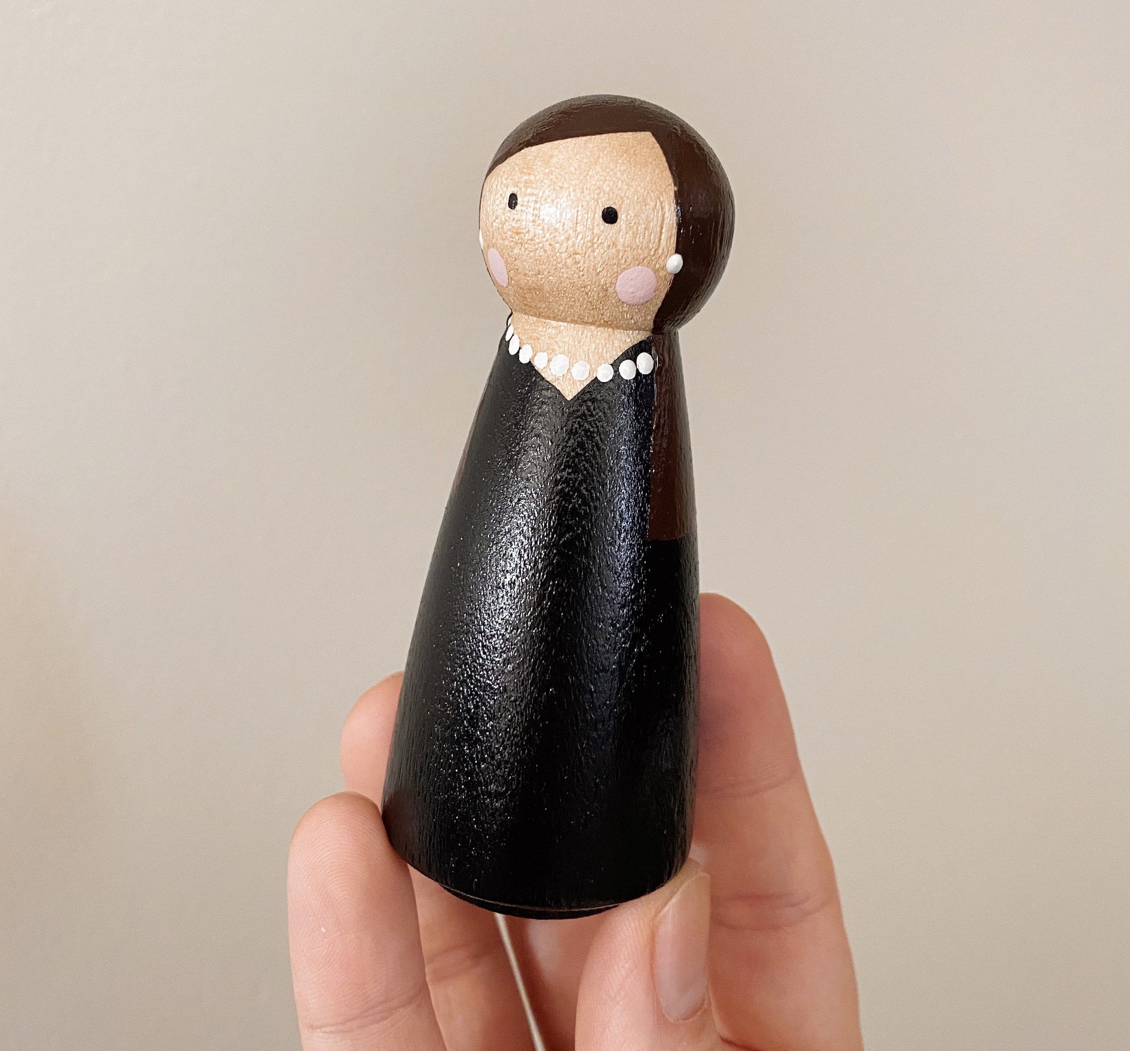 The Women of the Supreme Court | Peg Dolls | Ruth Bader Ginsburg - Etsy