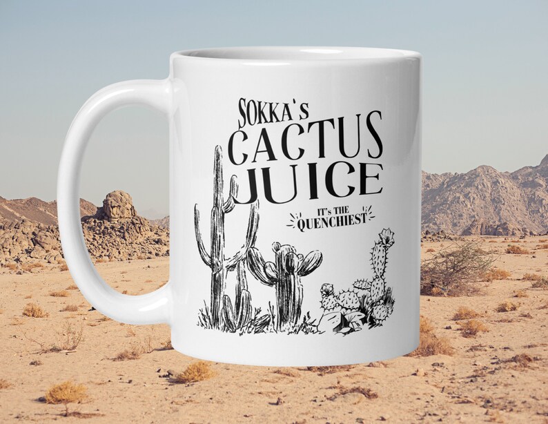 Drink Cactus Juice Mug Avatar the Last Airbender Tea Mug ATLA TLOK ...